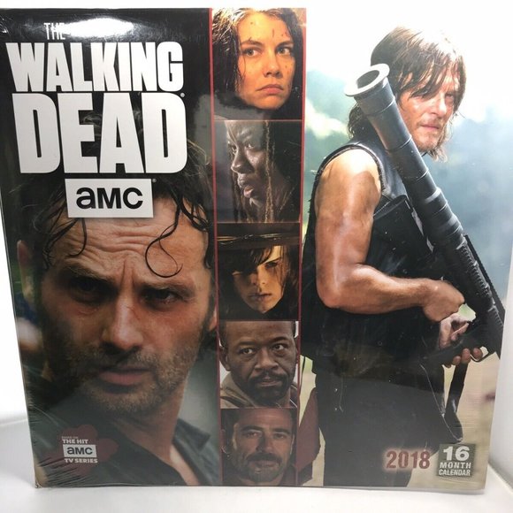 AMC | Office | New Amc Walking Dead 28 16 Month Wall Calendar 12x12 ...